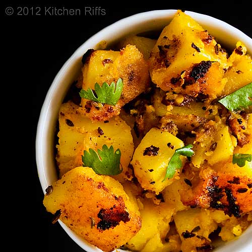 Kitchen Riffs: Spicy Potatoes with Ginger and Garlic