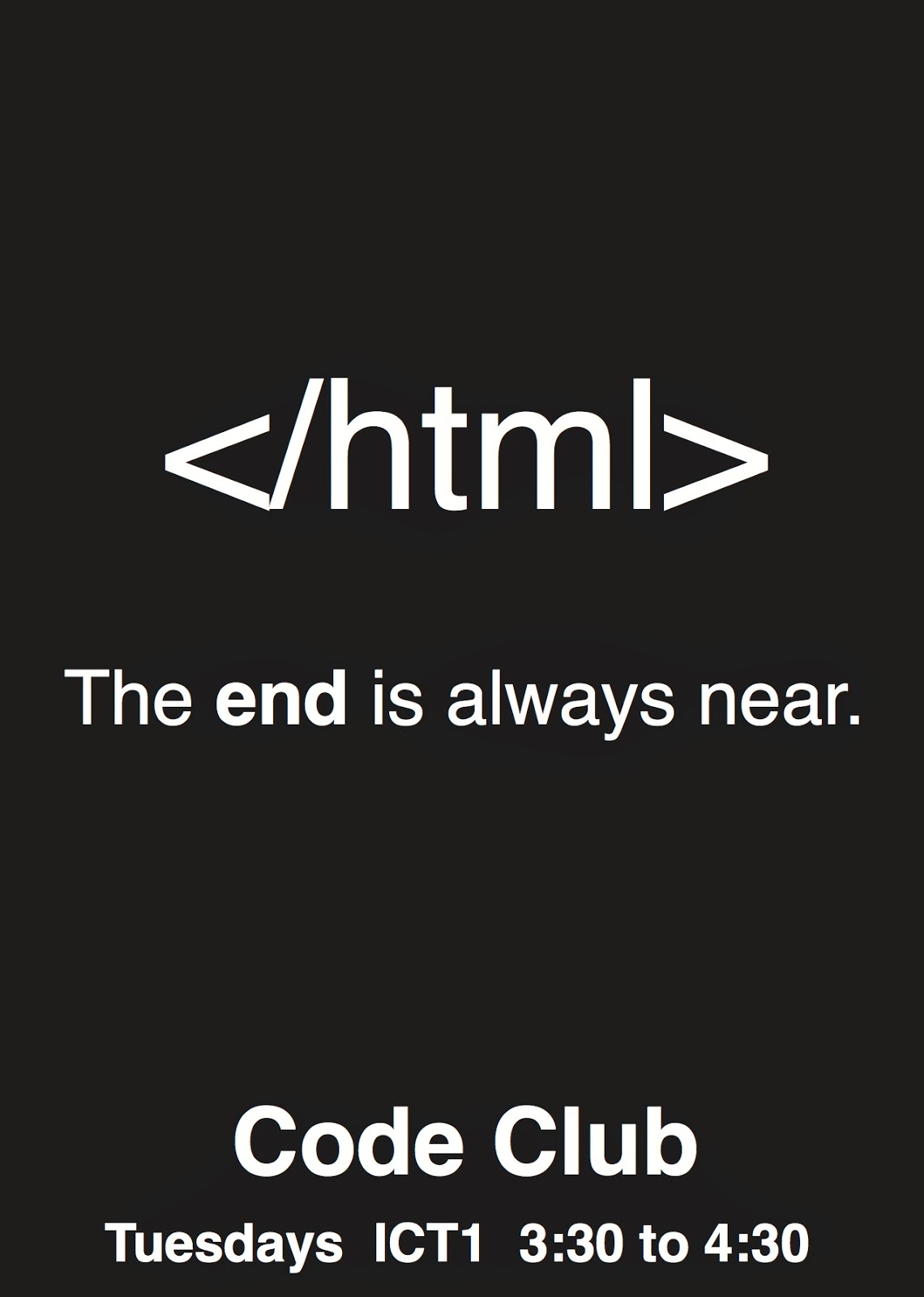 Gary Spracklen: Brilliant Code Club Posters!