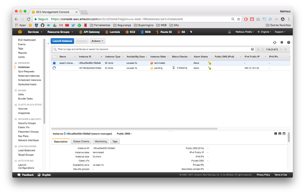 Docker Swarm Criando Um Cluster De Ec2 Na Amazon Aws Com Docker