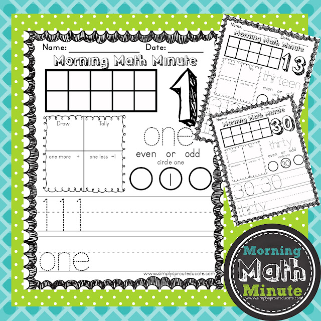 Mommy & Me Mondays: Hands on Math fun - Simply Sprout