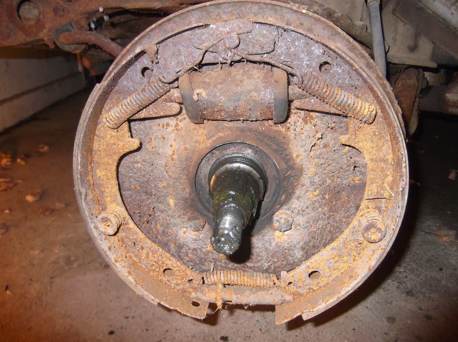 Hot Rods in the Hudson Valley: Disc Brakes!!! It's a big one.