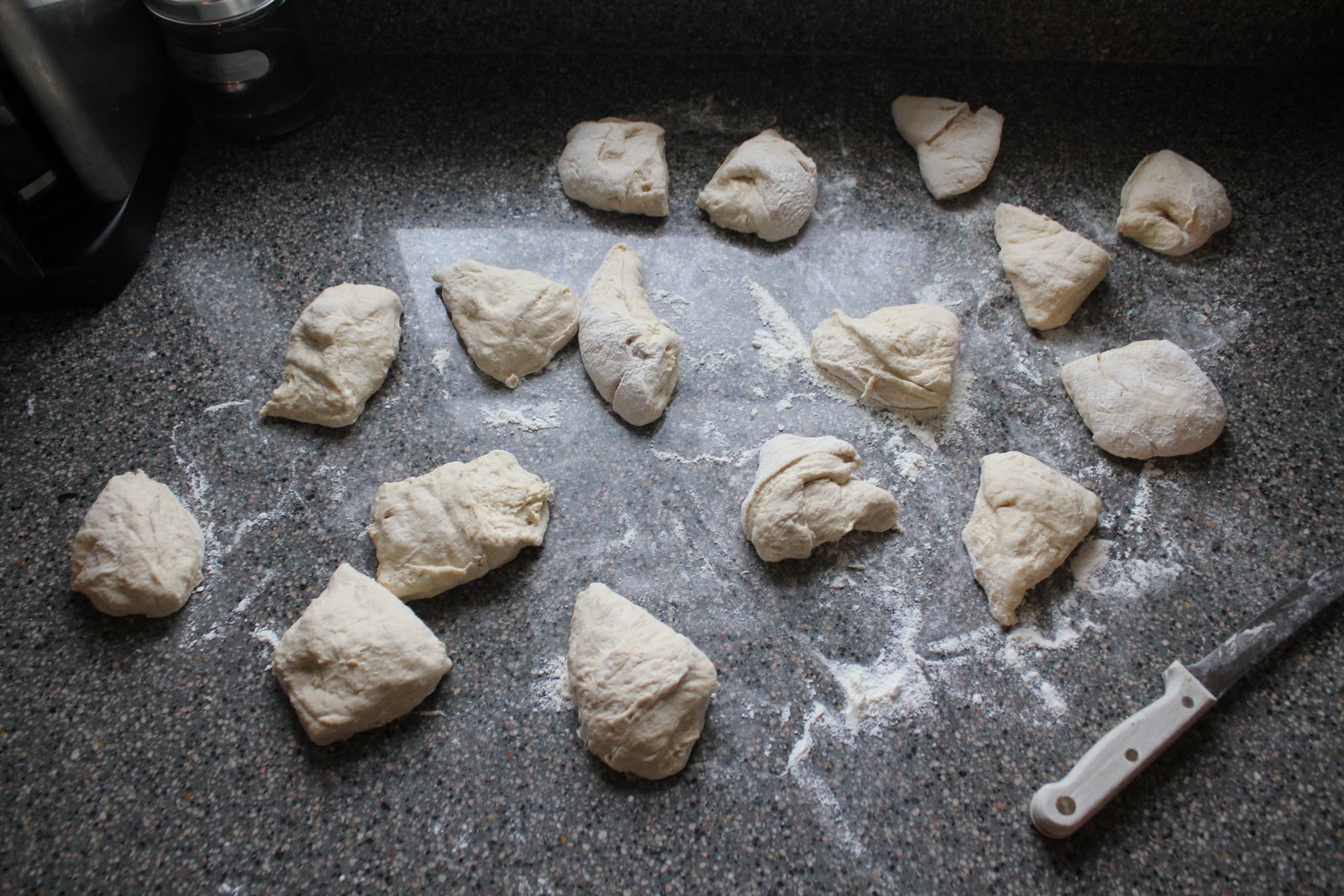 French Boule Rolls with Garlic Dipping Oil