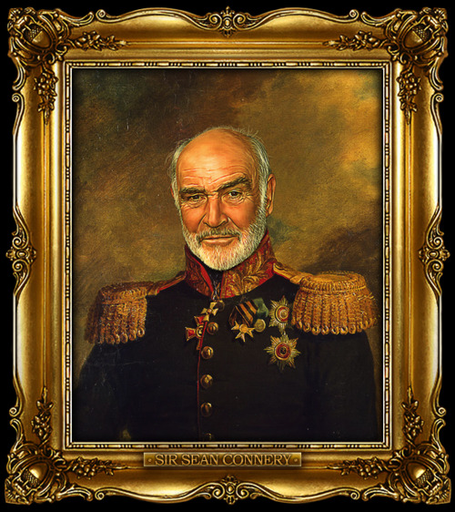 Randomnies: Celebrities as Russian Generals (23 portraits)
