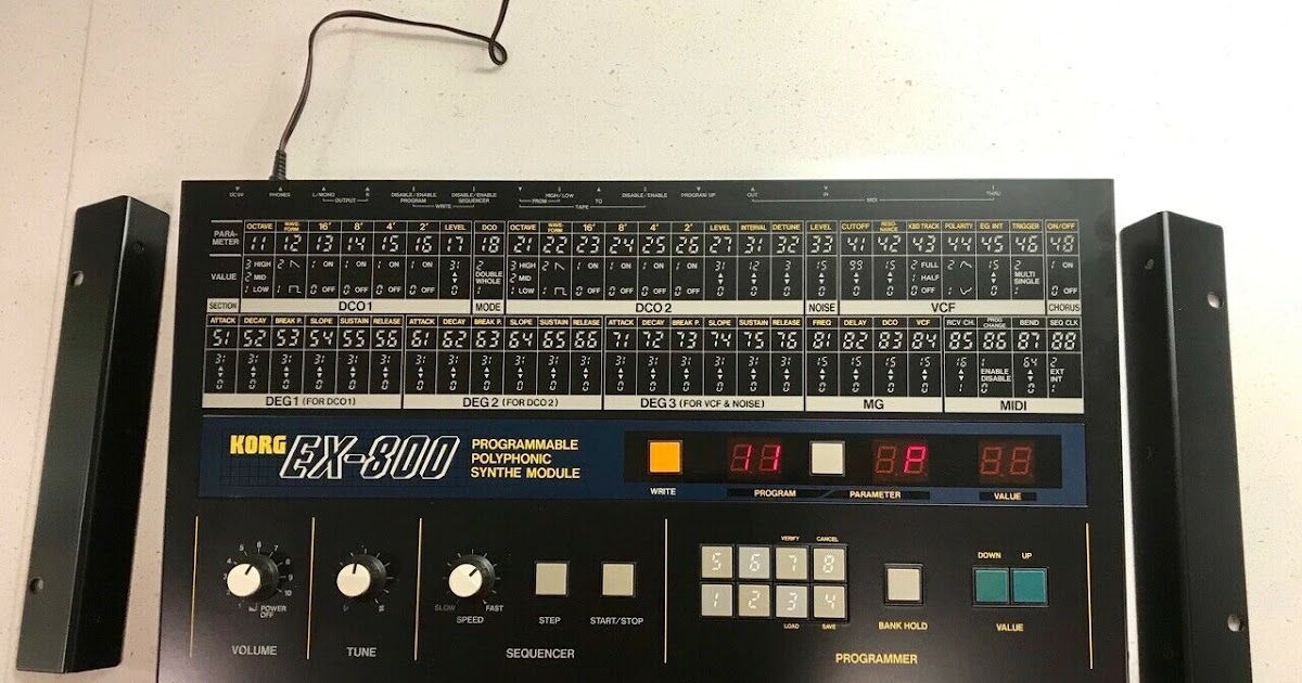 MATRIXSYNTH: Korg EX-800 Programmable Poly Synth Module w/ Original Box