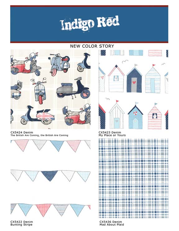 making it fun: Indigo Red color story and giveaway