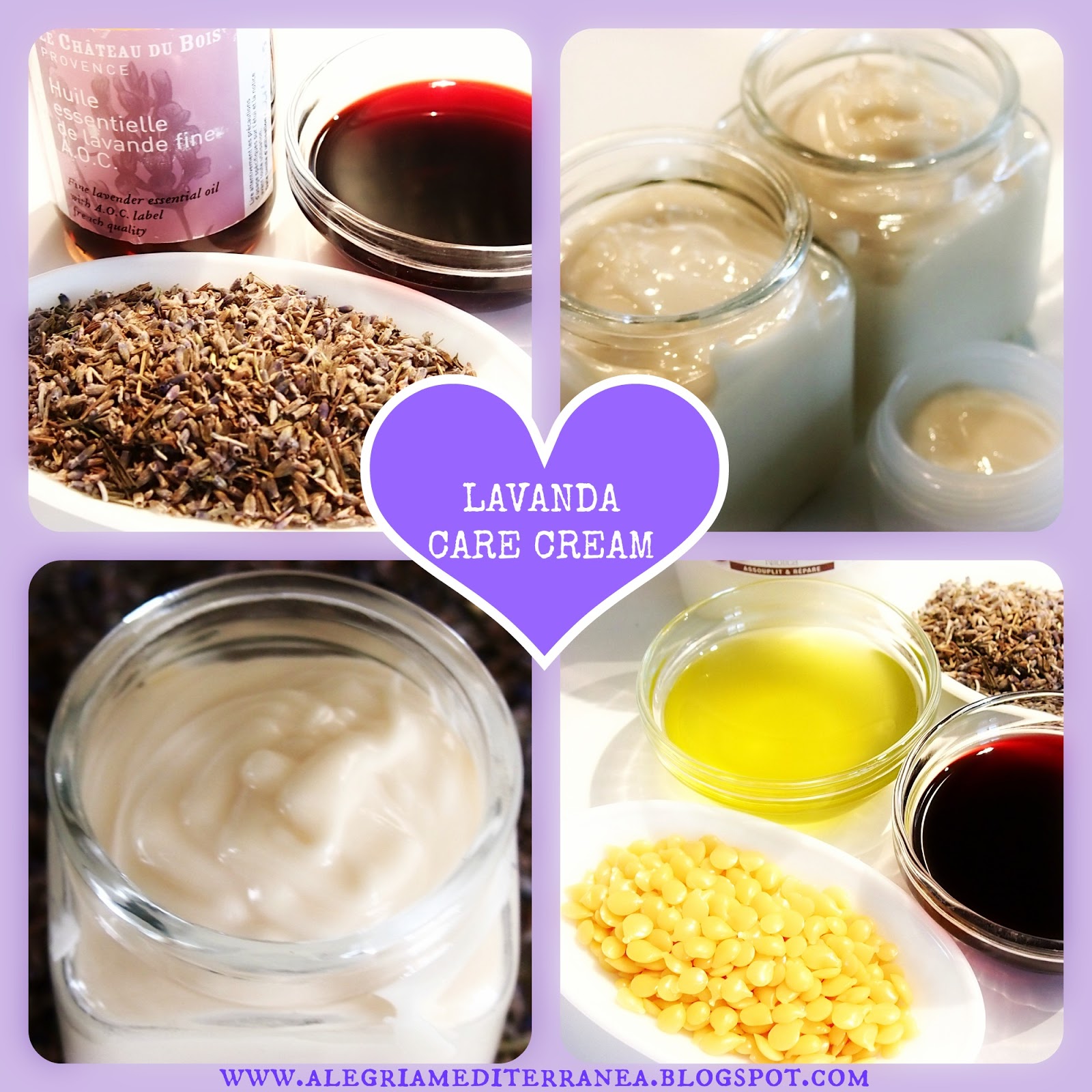 ALEGRIA MEDITERRANEA: CREMA DE LAVANDA / LAVANDA CARE CREAM