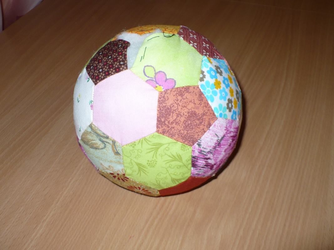 Patchworkowa Piłka (2) - Tutorial / Patchwork Ball - Tutorial