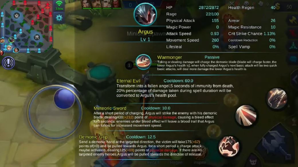 Mobile Legends Build Hero Argus, You Must Know! - REVENTIME