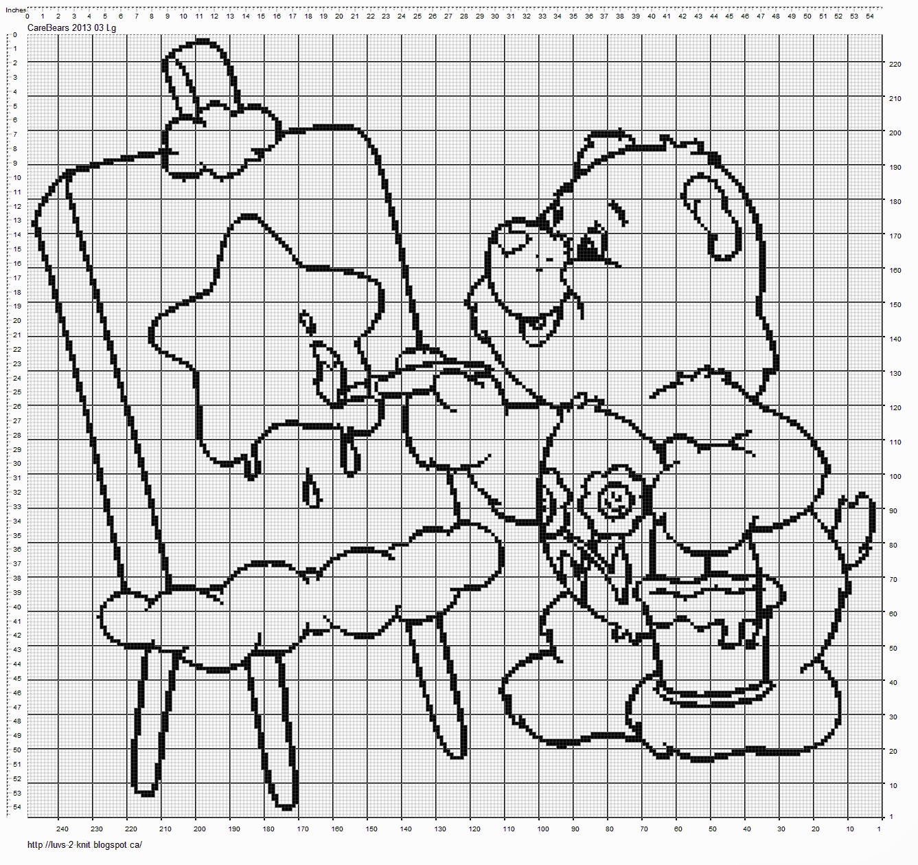 Cro Knit Inspired Creations By Luvs2knit: New CareBear Charts :)