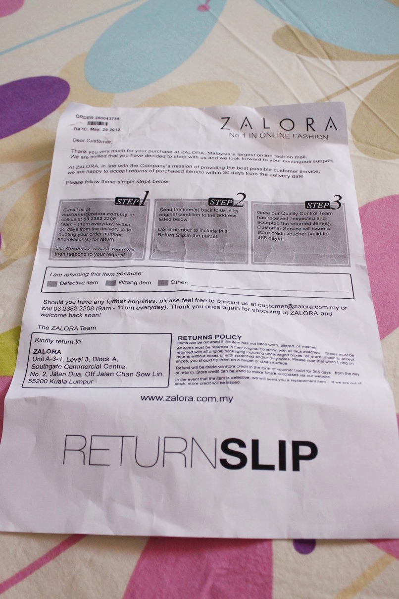 Zalora Malaysia - No.1 IN ONLINE FASHION