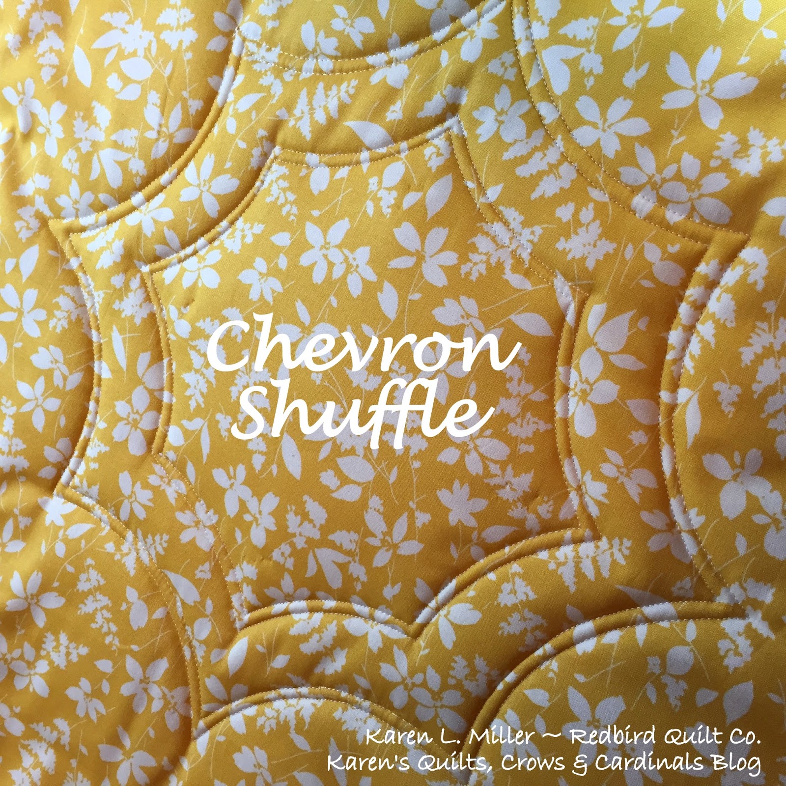 Karen's Quilts, Crows and Cardinals: Chevron Shuffle on the Moda Bake ...