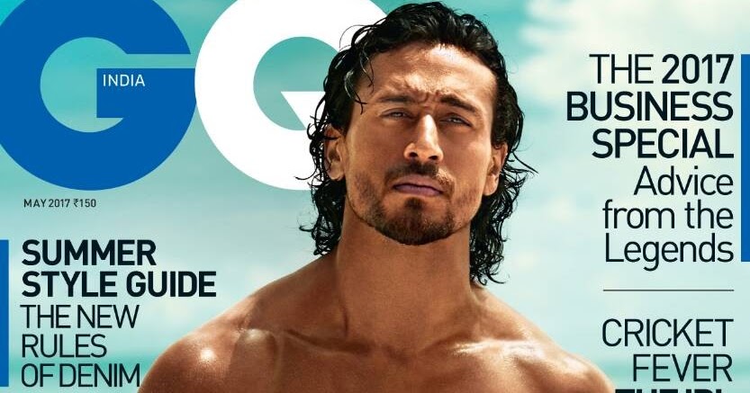 Tiger Shroff is The first Indian Actor to Feature Bare Chest on Cover ...