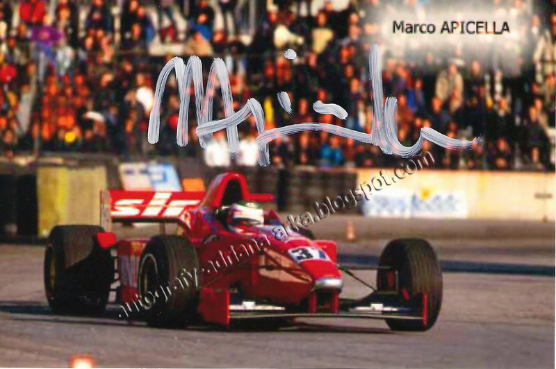 Autographs-F1: Marco APICELLA