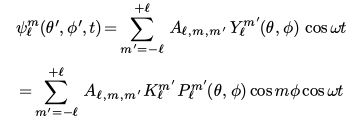 Resonances, waves and fields: Spherical harmonics
