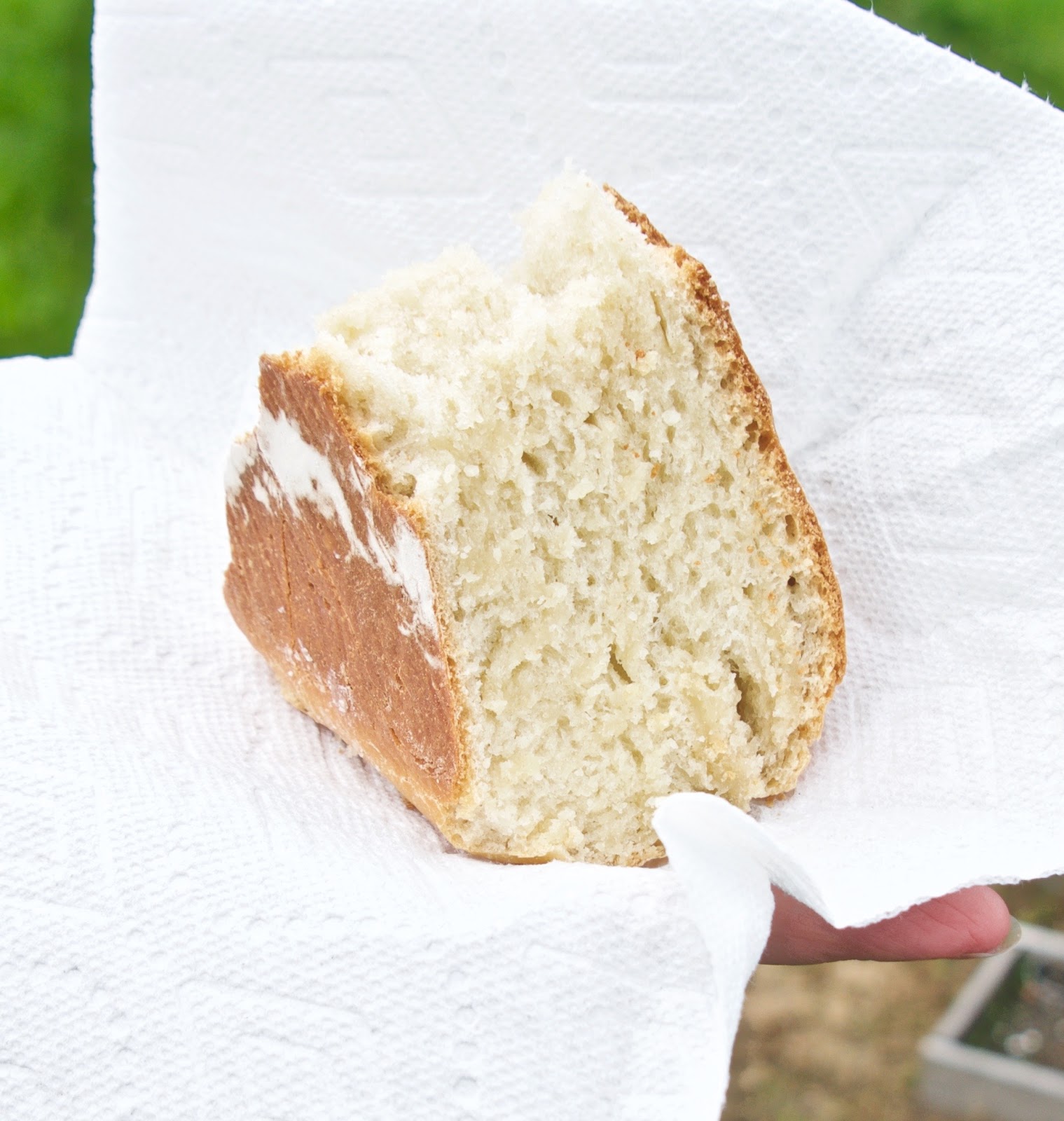 daily timewaster: Made a loaf of Shepherd's Bread this morning