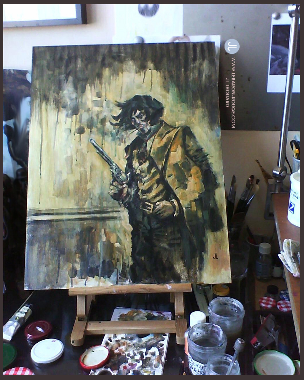 Red Baron Shop: Peinture originale / William Wilson / Edgar Poe