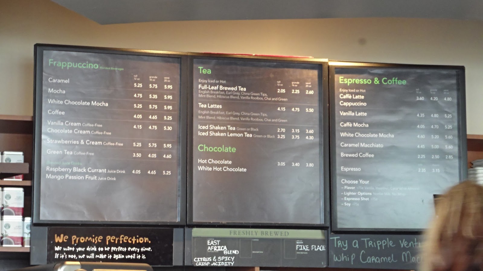 Amuse-bouches: Starbucks Coffee