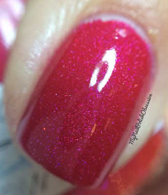 My Nail Polish Obsession: Simply Holiday Mani featuring Lumina Lacquer Wrapped in Red and ...