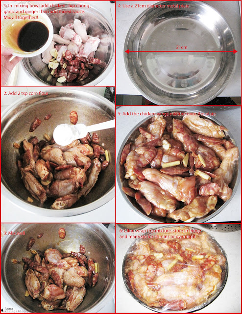 Anna Dumplings: Steam Chicken Wings With Lup Chong (Chinese sausages)