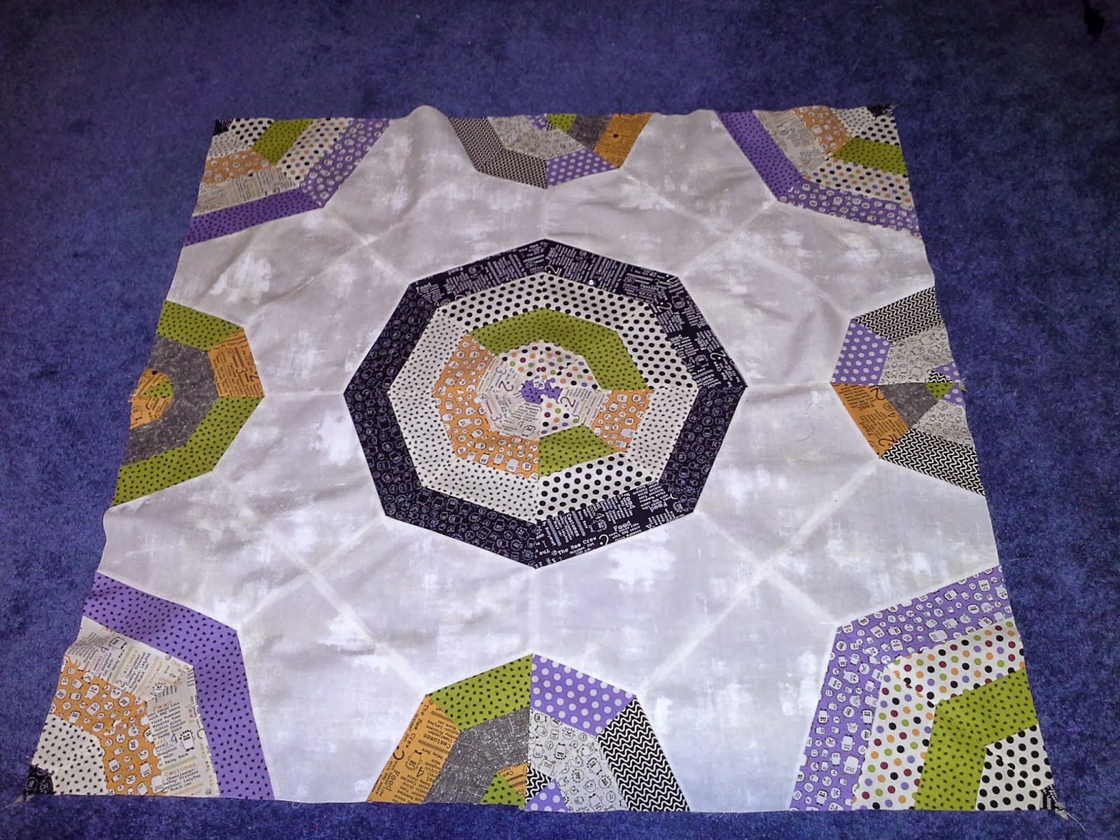 Updated Cute and Spooky Spider Web quilt tutorial