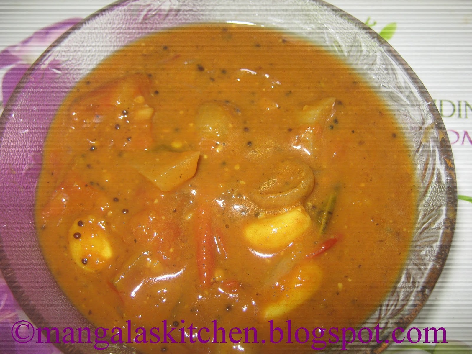 Spicy Hot Milagu Poondu Kuzhambu - Pepper Garlic Combo Kolambu ...