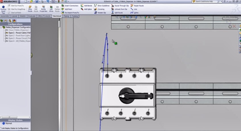How to use the program Electrical Routing in SolidWorks Routing ...