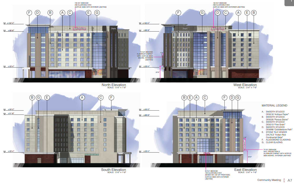 The San Jose Blog: Latest Hampton Inn Renders