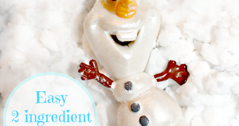 Easy Homemade Fake Snow Recipe - Messy Little Monster