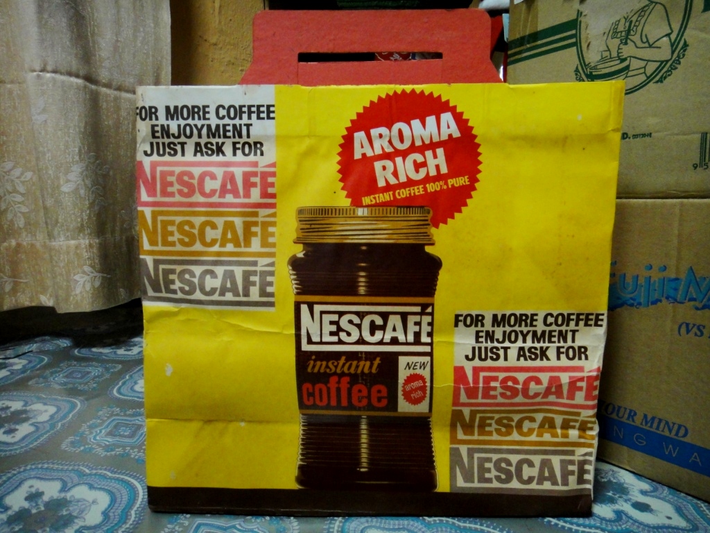 AFZARIZAL: Nescafe 1960's Paper Bag