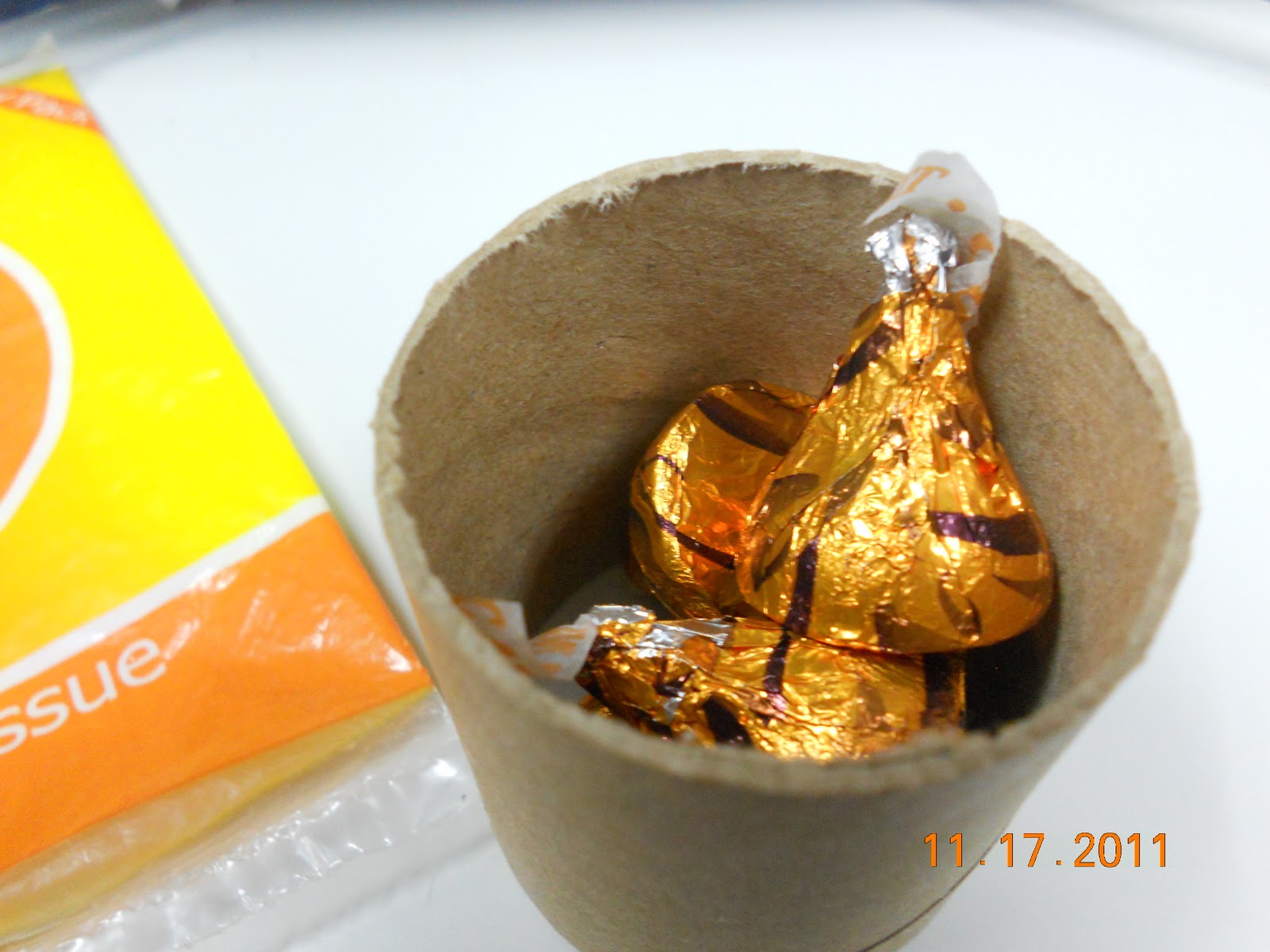 Tissue Paper Roll Candy Wrapper ~ Saving the World One Day at a Time