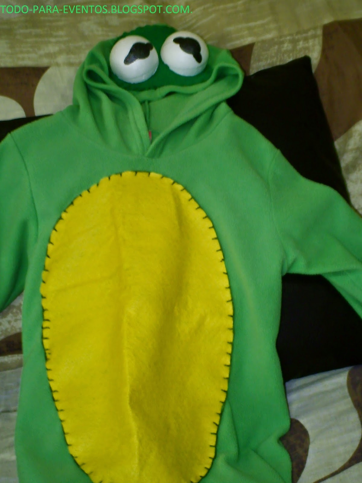 Todo Para Eventos: DISFRAZ DE RANA.