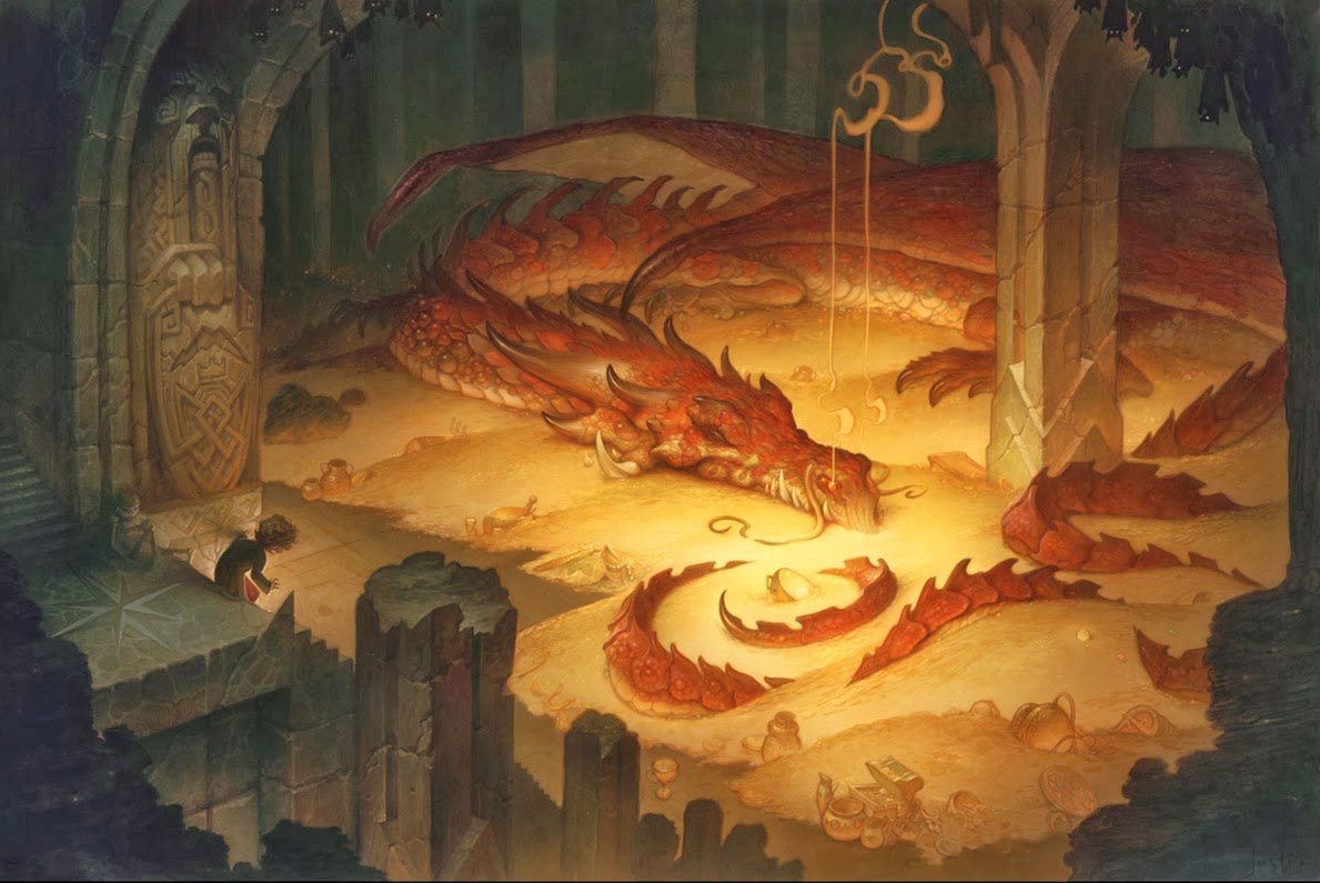 Terra Média e Medieval: Personagens - Smaug