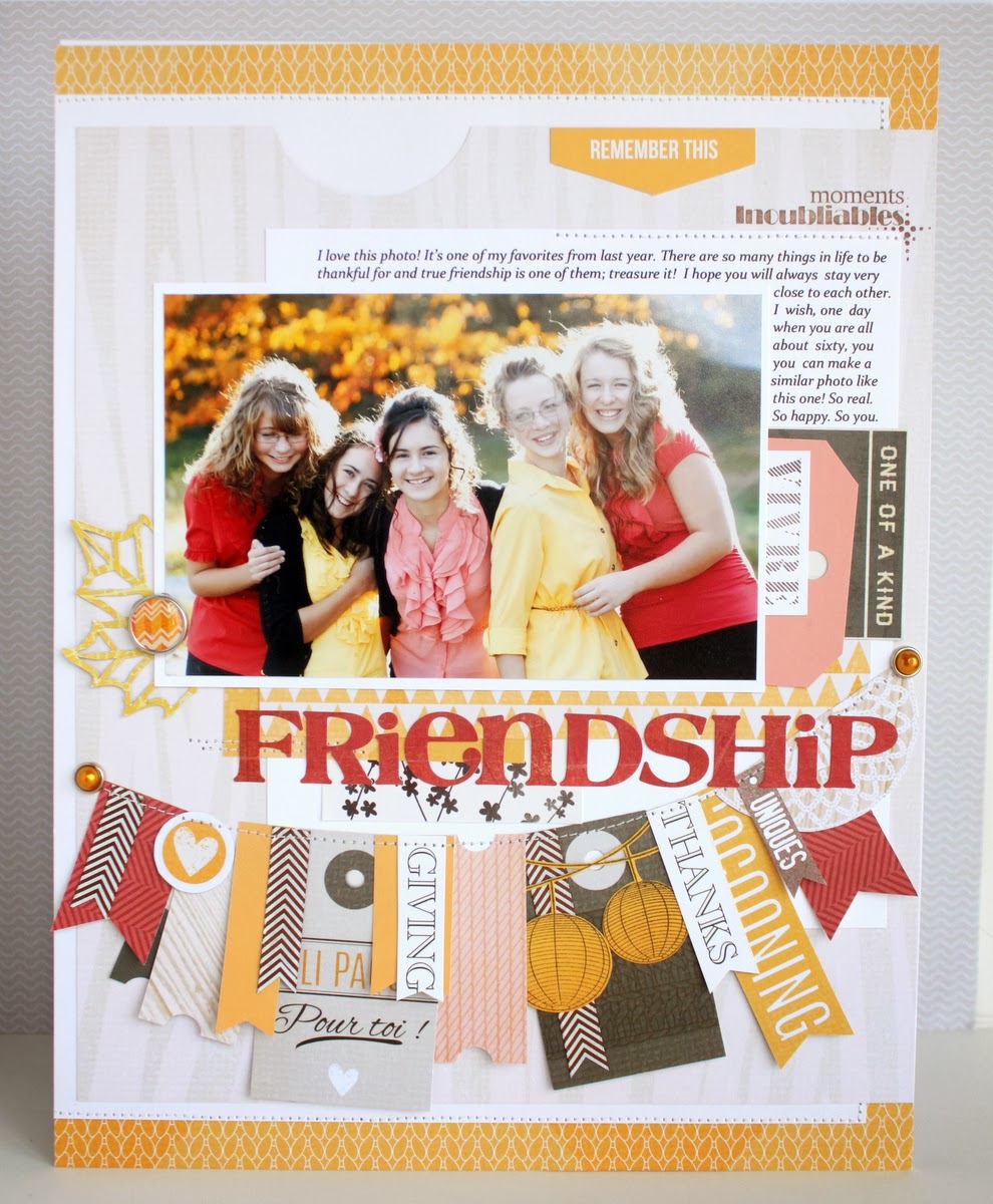 My creative corner: New LO "Friendship"...