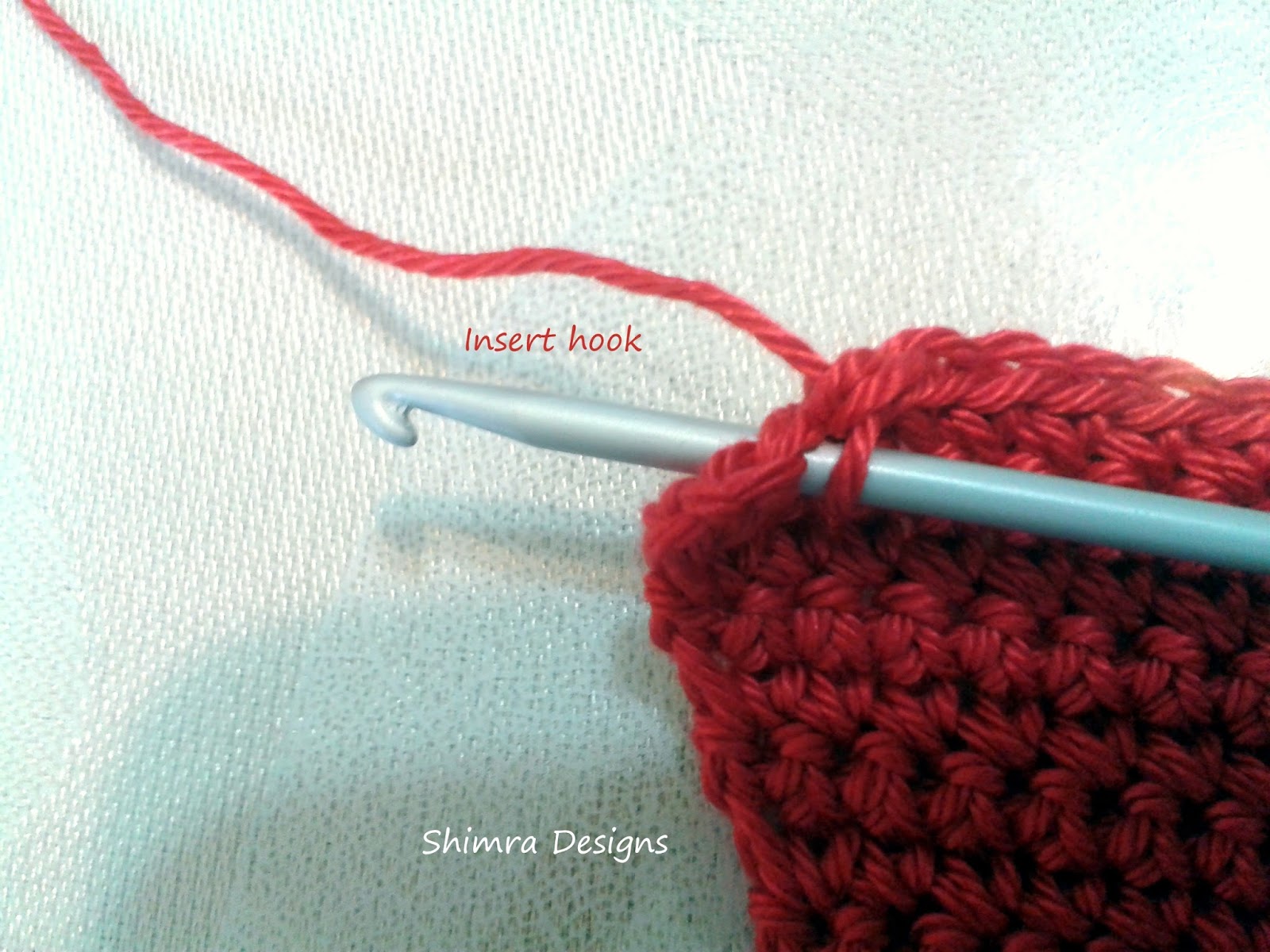 Shimra Designs: Photo Tutorial: How to Crochet a Triangle and a Diamond ...