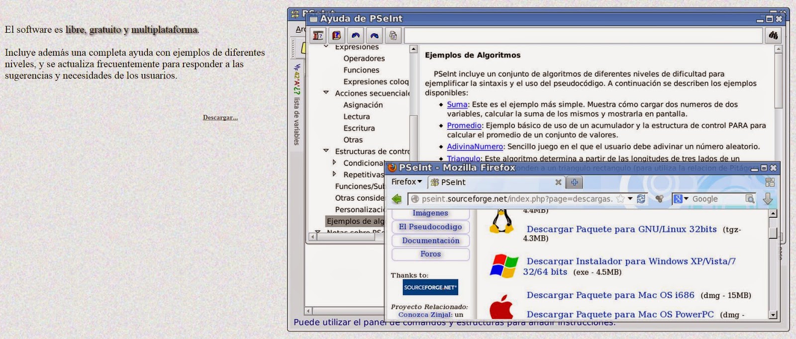 Aprendiendo C#, Python, C++, A.I, BASIC...: PSe Int