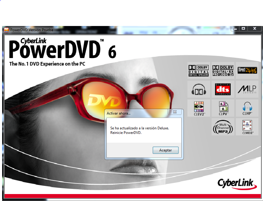 CyberLink PowerDvD 6 (ESP) + SERIAL ~ CURIOSOSHIN