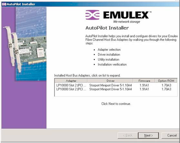 Infra World: Updating Emulex HBA driver for Windows 2003