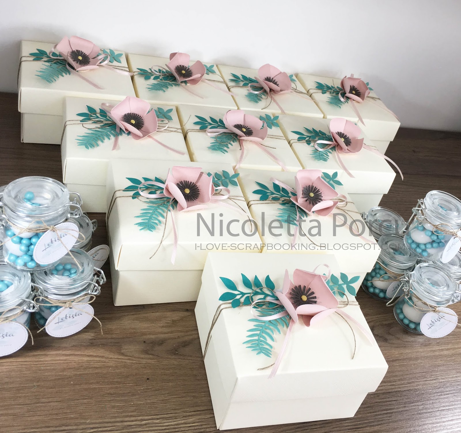 Nicoletta Porcu design: Confirmation favor boxes