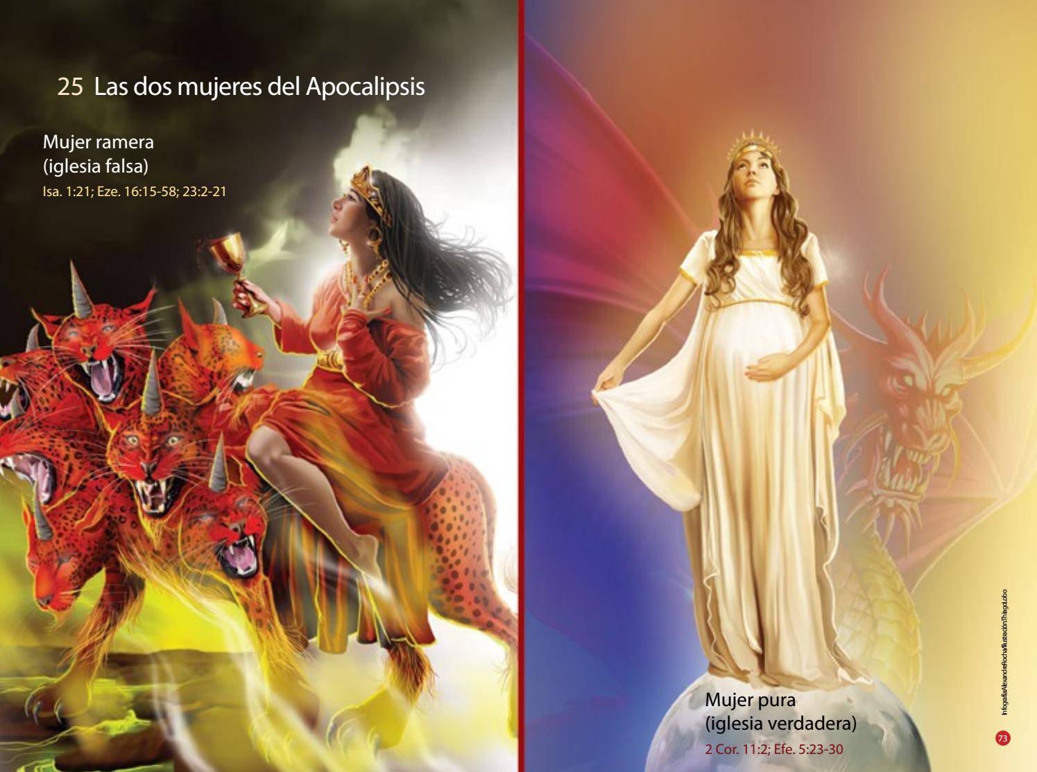 Estudio Bíblico Illustrado | 25 Las dos mujeres del Apocalipsis ...