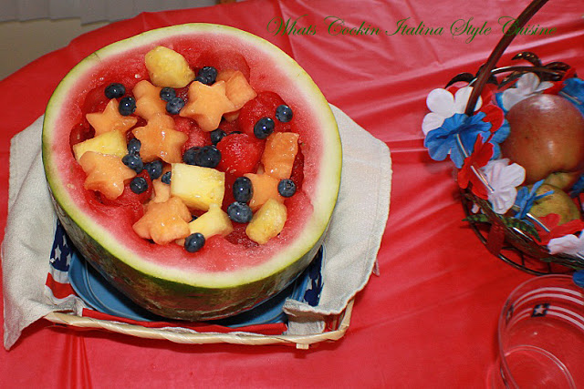 Watermelon Fruit Bowl | What's Cookin' Italian Style Cuisine