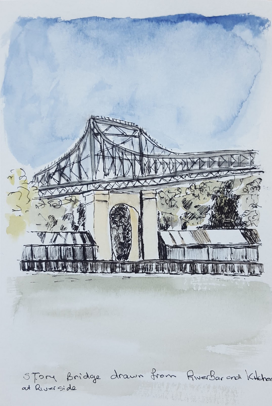 Judy-Joy Bell's URBAN SKETCHES: Sketching on Brisbane River with the ...