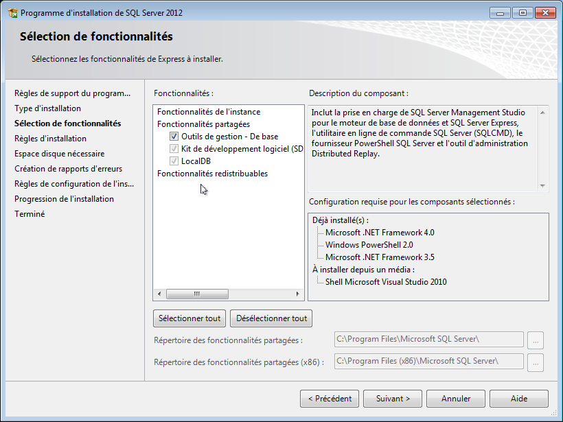 SQL Server Trucs & Astuces: Comment installer SQL Management Studio sur SQL Server 2012