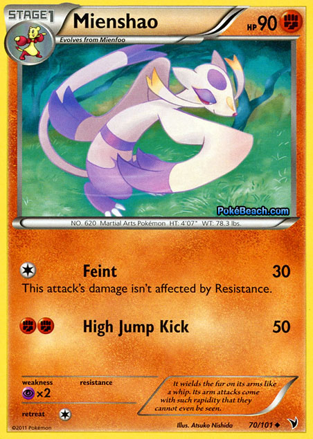 Mienshao -- Noble Victories Pokemon Card Review | PrimetimePokemon's Blog