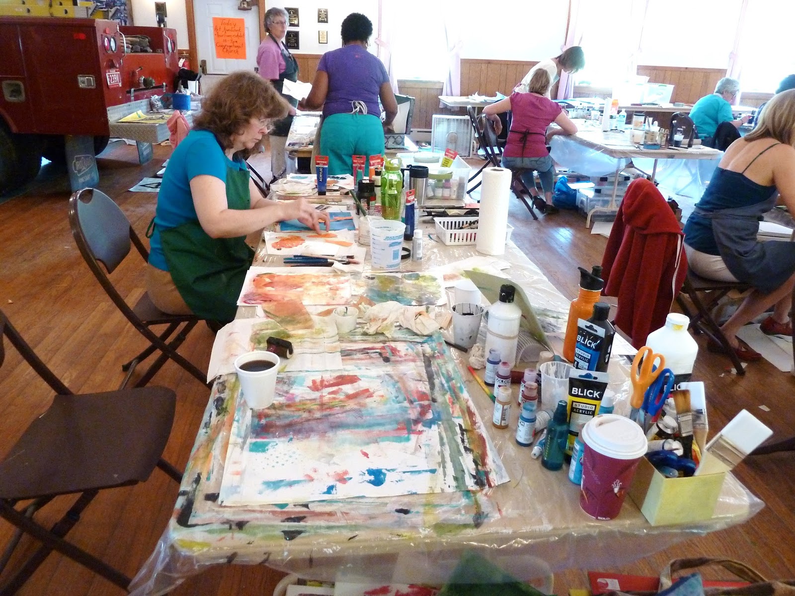 collage journeys by Jane Davies: Collage Journeys in Vermont, 2013