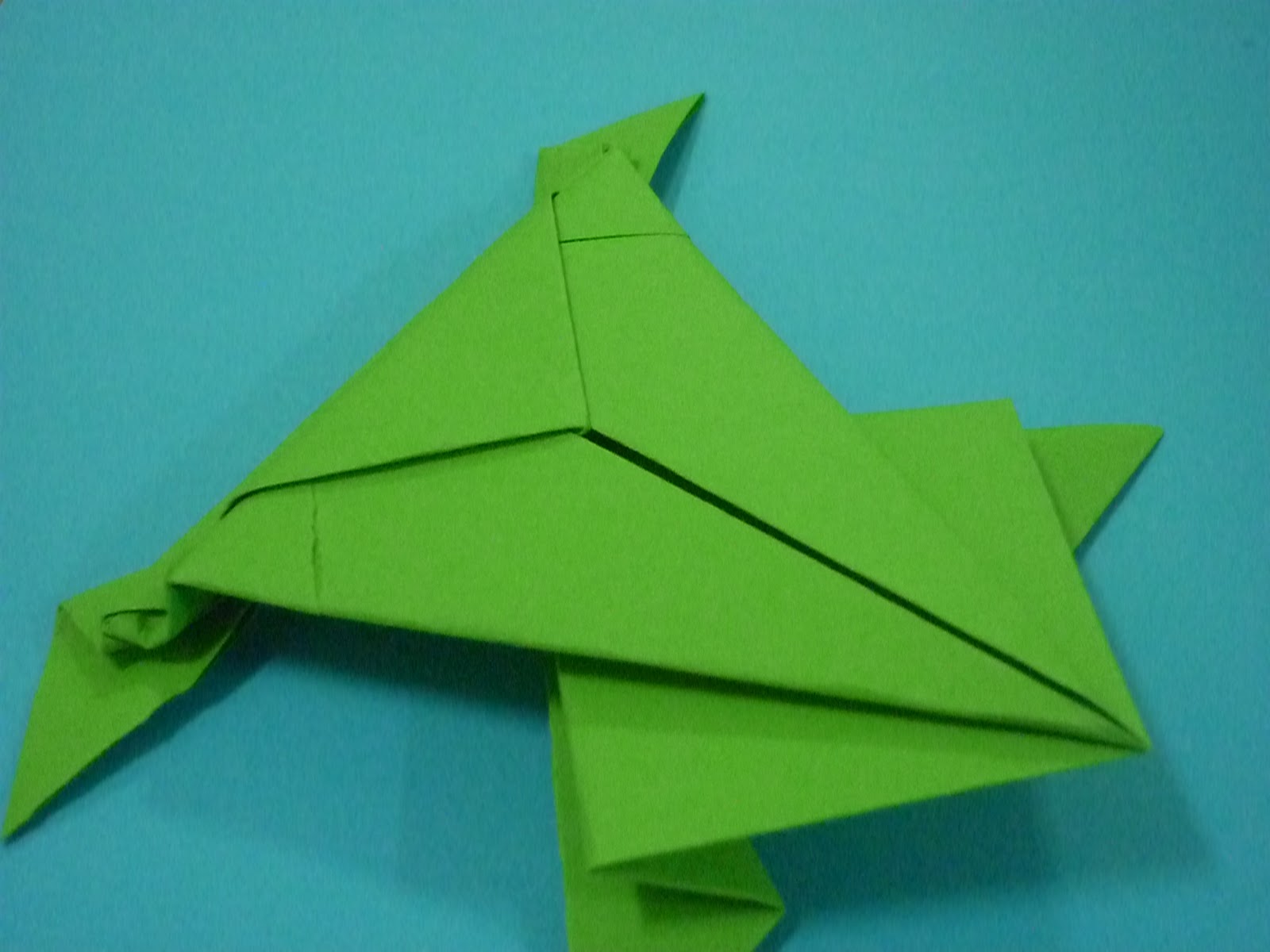 Mari Berseni Bersama Saya: Origami Katak- Jumping Frog