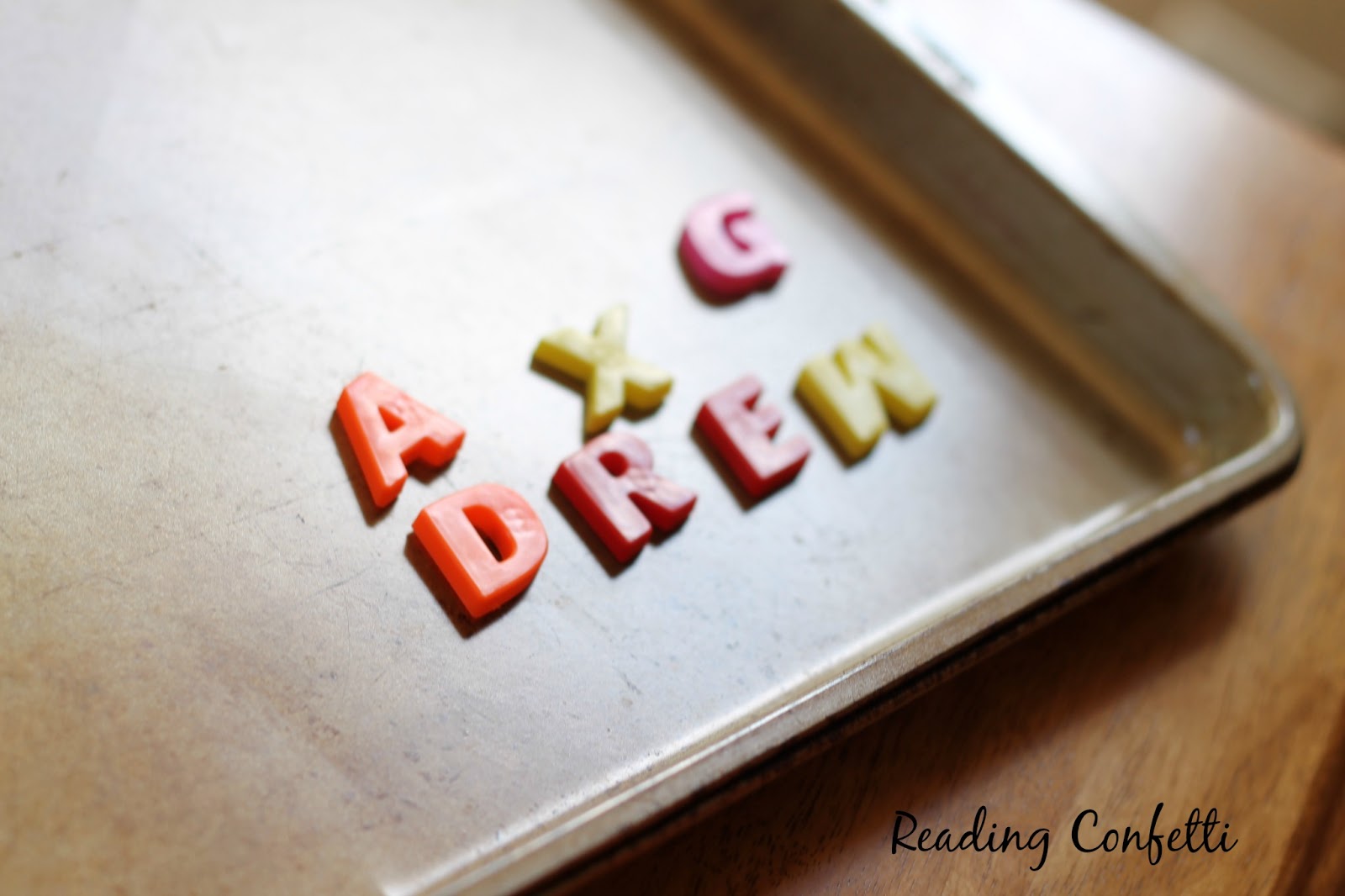 Magnetic Alphabet Games: Teaching Letter Recognition ~ Reading Confetti