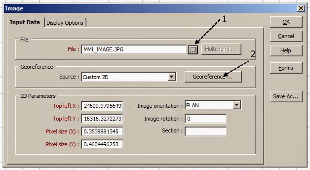 How To Register Or Georeference An Image In Micromine Free Gis Tutorial