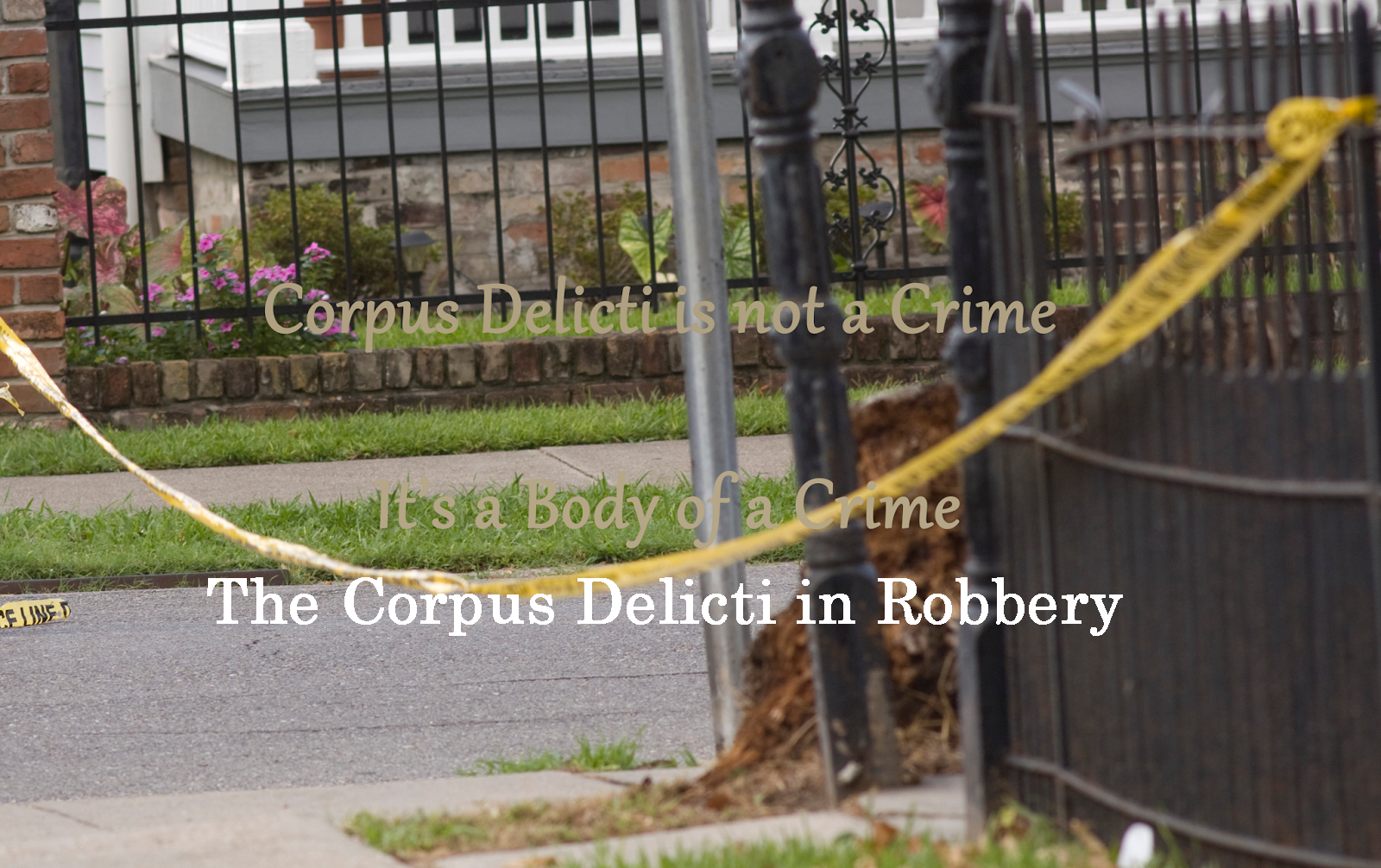 Corpus Delicti, Meaning of Corpus Delicti ~ How to Style