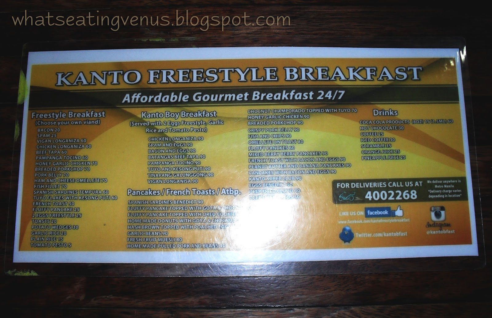 whatseatingvenus: Kanto Freestyle Breakfast = LOVE