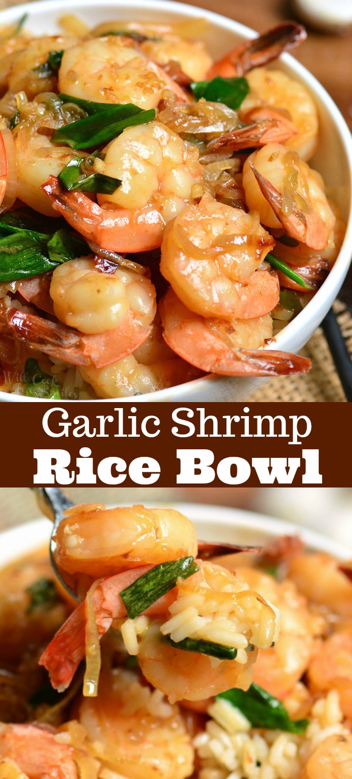 GARLIC SHRIMP RICE BOWL | Enjoyed Life